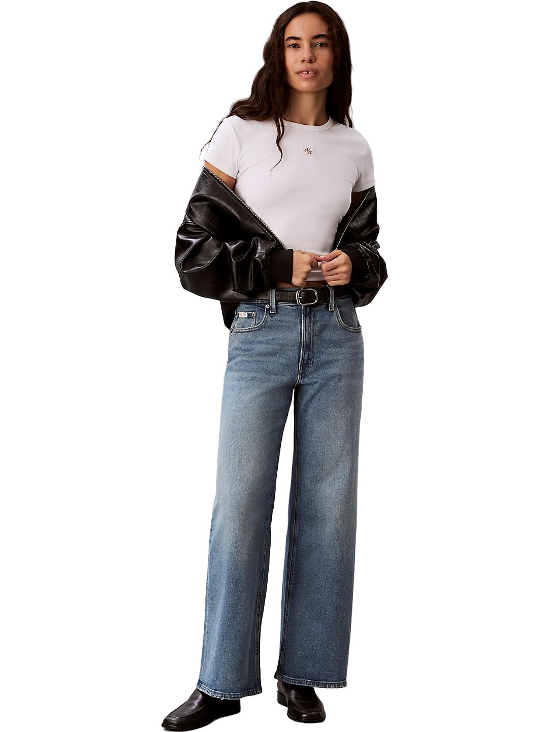 CALVIN KLEIN Calvin Klein Ultra High Rise Wide Leg Jeans